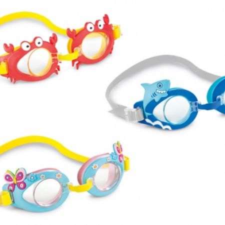 Intex Swimming Fun Goggles Assorted 3+ Years - Makhsoom