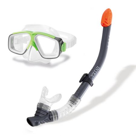 Intex Surf Rider Swim Mask and Snorkel Set 8+ Years - Makhsoom