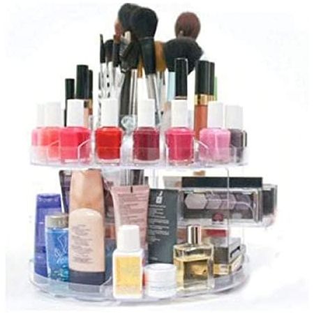 Storage Box Organizer Makeup Home Glitter Glam Caddy Set - Makhsoom