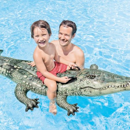 Intex Realistic Gator Ride-on 1.70 m x 86 cm - Makhsoom