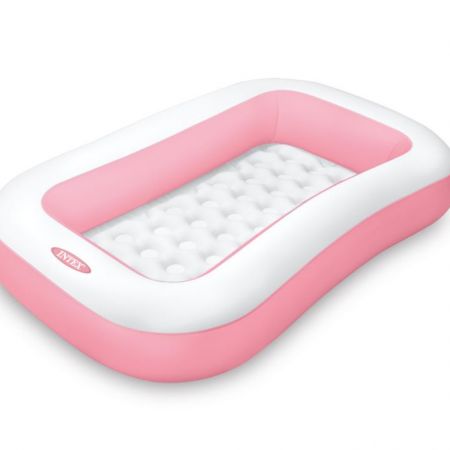 Intex Rectangular Pink Pool - 1.66 m x 1.00 m x 25 cm - Makhsoom