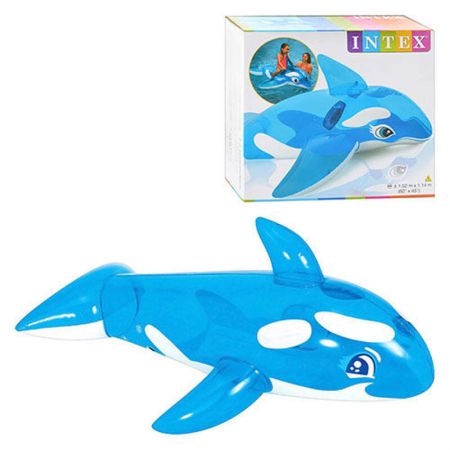 Intex Lil Whale Ride-On - 1.52 m x 1.14 m - Makhsoom