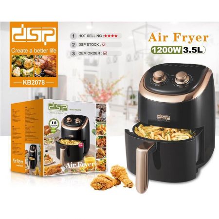 DSP Air Fryer Kb2078 3.5L - 1200W - Makhsoom