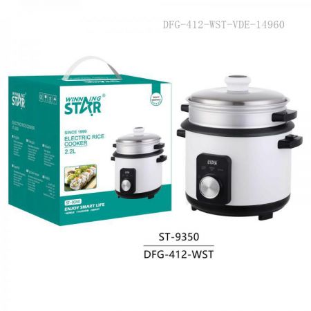 Winning Star ST-9350 Electric Pot Style Rice Cooker Steamer Multicooker ...