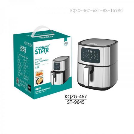 Winning Star ST-9645 Air Fryer 5.5 L - 1400 W - Makhsoom