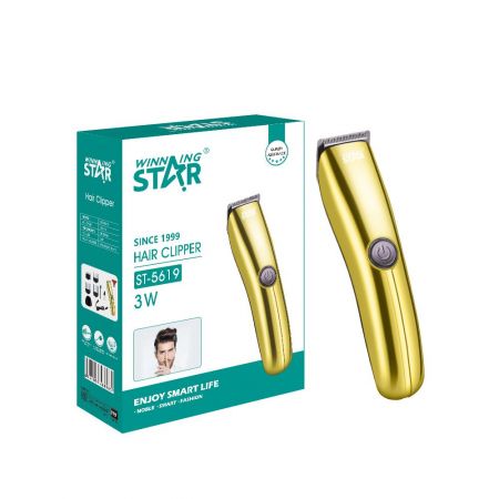 Winning Star ST-5619 Rechargeable Electric Hair Trimmer - 3W - Makhsoom