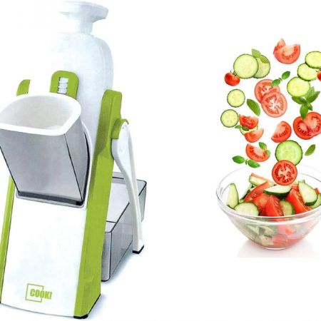 5 In 1 Multi-purpose Vegetable Chopper Slicer Adjustable Vegetable ...