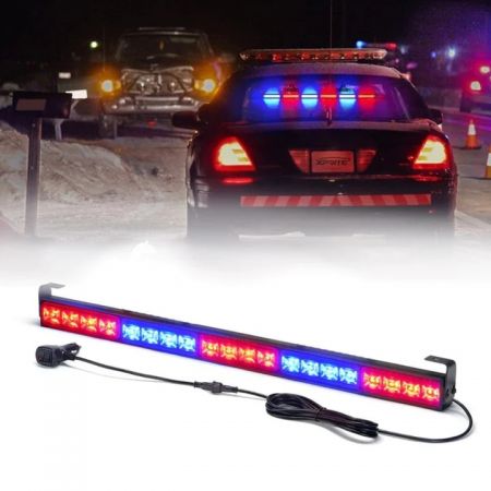 Car Police Led Bar Light Blue, Red Wireless Traffic Advisor Emergency ...