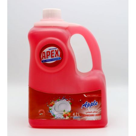 Apex Dishwashing Liquid Apple - 4.2 L - Makhsoom
