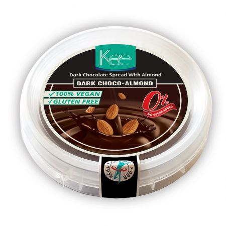 Kee 0% No Added Sugar Dark Choco-Almond Spread - 65 g - Makhsoom