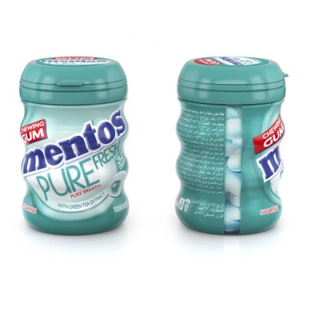 Mentos Gum Pure Fresh Wintergreen 1 Jar 32 Drops - Makhsoom