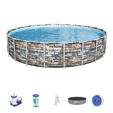 Bestway Ready Made Portable Swimming Pool - 549 x 132 cm - Makhsoom