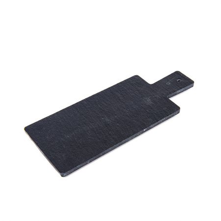 Rectangular Slate Chopping Board For Aperitifs With Handle 22X9cm ...