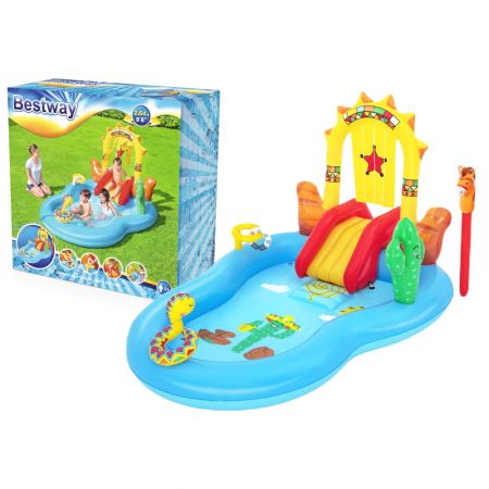 Bestway Wild West Inflatable Pool - 264 x 188 x 140 cm - Makhsoom