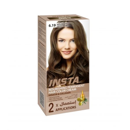 Insta C6.19 Hair Color - Dark Matt Blonde - Makhsoom