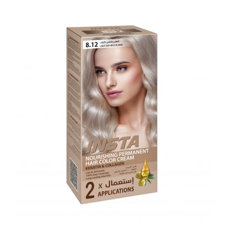 Insta C8.12 Hair Color - Light Ash Irisee Blonde - Makhsoom