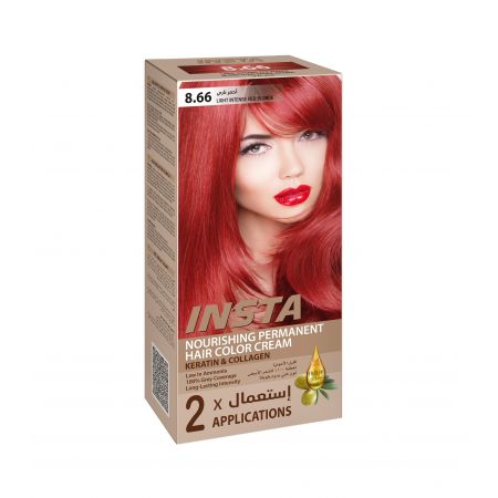 Insta C8.66 Hair Color - Light Intense Red Blonde - Makhsoom