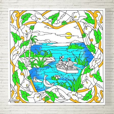 Samdesign The Notebook Thematic Posters - 50 x 50 cm - Makhsoom