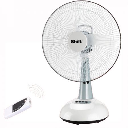 Shift Rechargeable Table Fan With Remote Control#Cr-8116R - 16 Inch ...