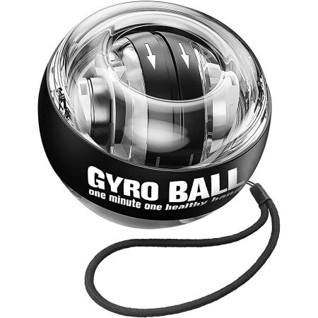 Self-Starting Wrist Gyro Ball Without Lights - Black - Makhsoom