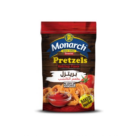 Monarch Pretzels Ketchup Flavour - 30 g - Makhsoom