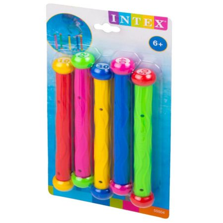 Intex Set Of Underwater Dive Fun Pool Sticks 6 Pcs - Makhsoom