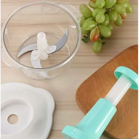 Hand Food Processor Pushing Vegetable Cooker Manual Multi-Use - 2L ...