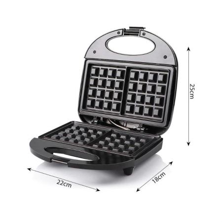 RAF R202 Non-stick Electric Waffle Maker - 750 W - Makhsoom