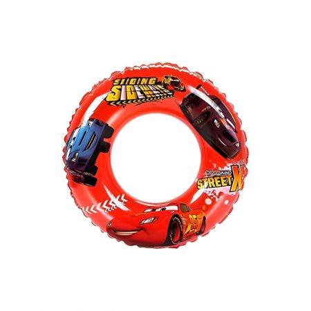 Inflatable Kids Swimming Ring 3+ Years - Cars - Makhsoom