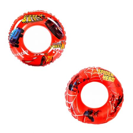 Inflatable Kids Swimming Ring 3+ Years - Cars - Makhsoom