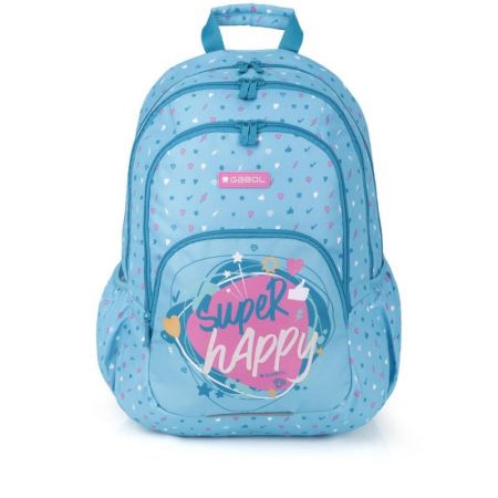 Gabol Confetti Backpack 3-Part #232640/2023 Light Blue - 32 x 44 x 18 ...