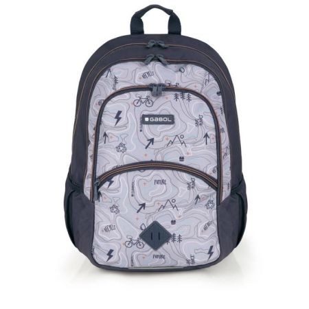 Gabol Earth Backpack 3-Part #233540/2023 Grey-Dark Blue - 32 x 44 x 18 ...