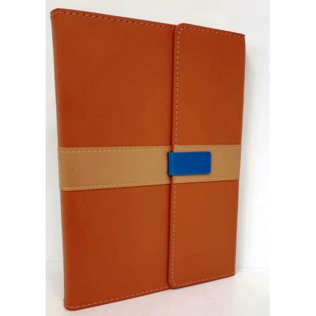 Mascube Leather Notebook A5 Lined With Metal Flap 120 Sheets-80Gr # ...