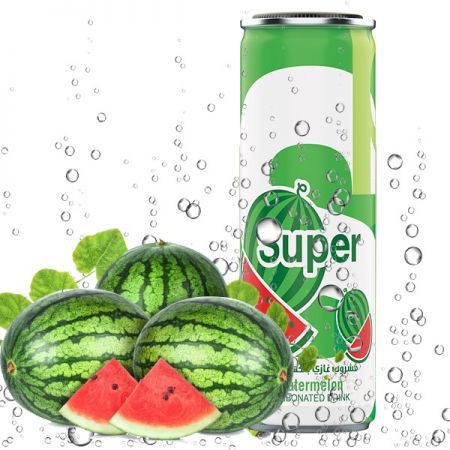 Super Watermelon Carbonated Drink 250 ml - Makhsoom