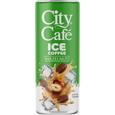 City Cafe Ice Coffee Hazelnut 180 ml - Makhsoom