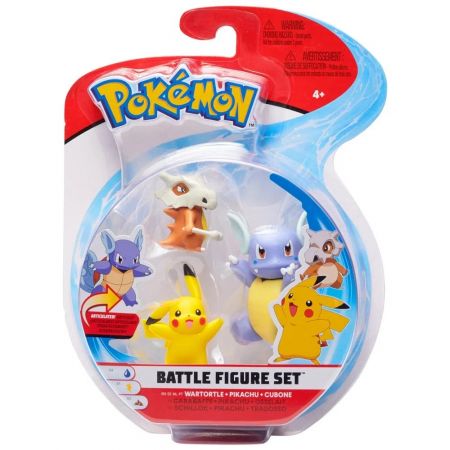 Pokemon Battle Figure Set 3 Packs Assortment 4+ Years - Makhsoom