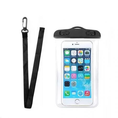 See-Through Waterproof Phone Case - Yellow - Makhsoom