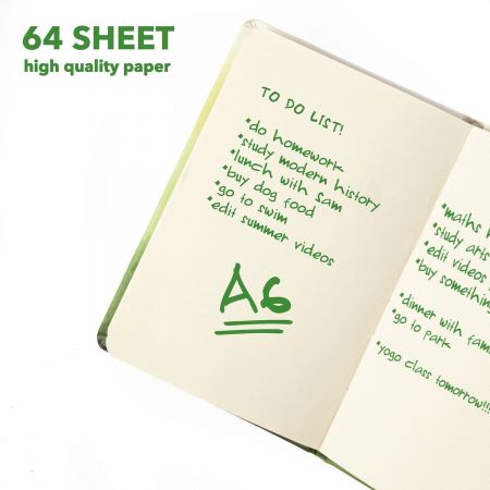 Vuki Notebook Small A6 Plain Off-White Paper With Elastic Tiger Design ...