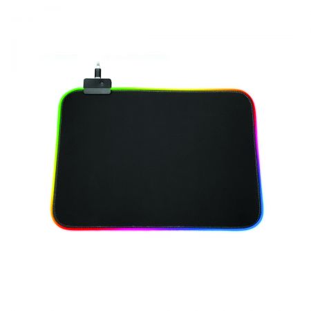 Gaming Mouse Pad Non-Slip Rubber Base with RGB Lights 7 Colors - RS02 ...