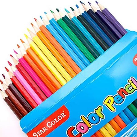 Star Color Coloring Pencil 24 Pcs - Makhsoom