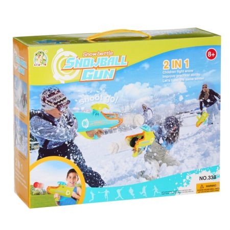 2 in 1 Outdoor Snowball Gun Snowball Blaster Launcher Shooter in Toy ...
