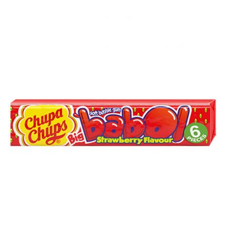 Chupa Chups Babol Gum Strawberry 1 Pc - Makhsoom
