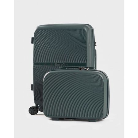 Partner Prime Hardside Spinner Luggage 2-Piece Set - Green - Makhsoom