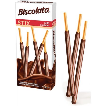 Biscolata Stix Milk 1 Pc 27.5 g - Makhsoom