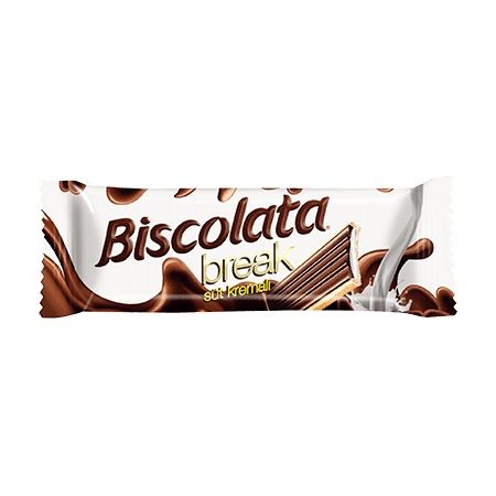 Biscolata Chocolate Break with Milk Cream 1 Pc 20 g - Makhsoom