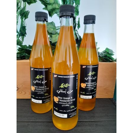 Men Boustani Bitter Orange & Mandarine Syrup - 700 ml - Makhsoom