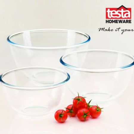 Testa Bundle Of Tempered Glass Bowls - 4 Pcs - Makhsoom