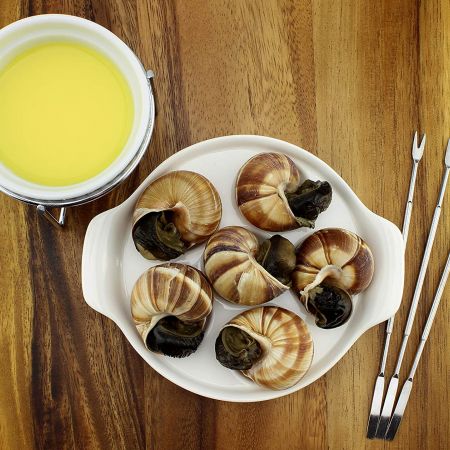 Set Of Escargot Plate 4 Pcs + 2nd Free Set - Makhsoom