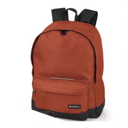 Gabol Backpack Adults, 1 Part , 225321, Brown - 31x40x14cm - Makhsoom