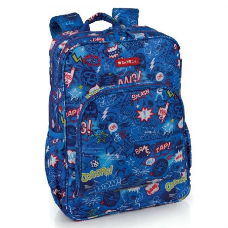 Gabol Bang Backpack 3 parts 224900 Blue - 32 x 44 x 15 cm - Makhsoom